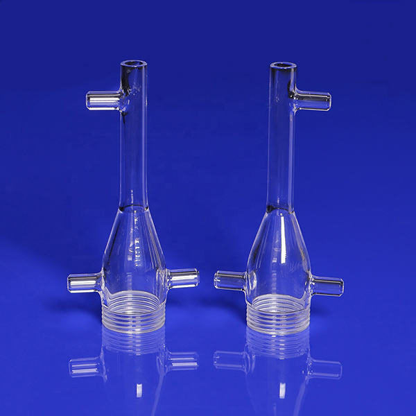 China Customize According to Drawing Quartz Tube Reactor for Lab ...